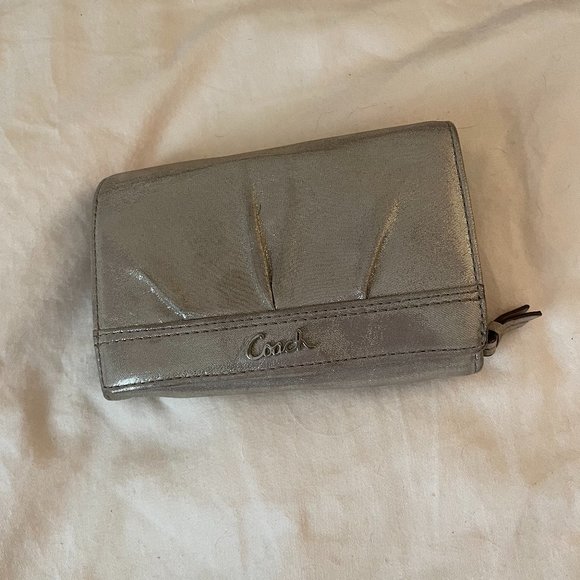 Coach | Accessories | Coach Grey Wallet | Poshmark